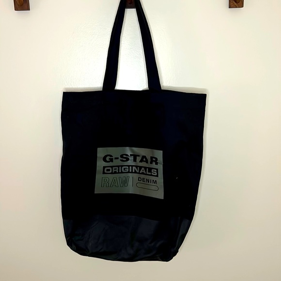 G-Star | Bags | Canvas Shopper Gstar Raw 0 Ctn Army Green Printed Logo ...